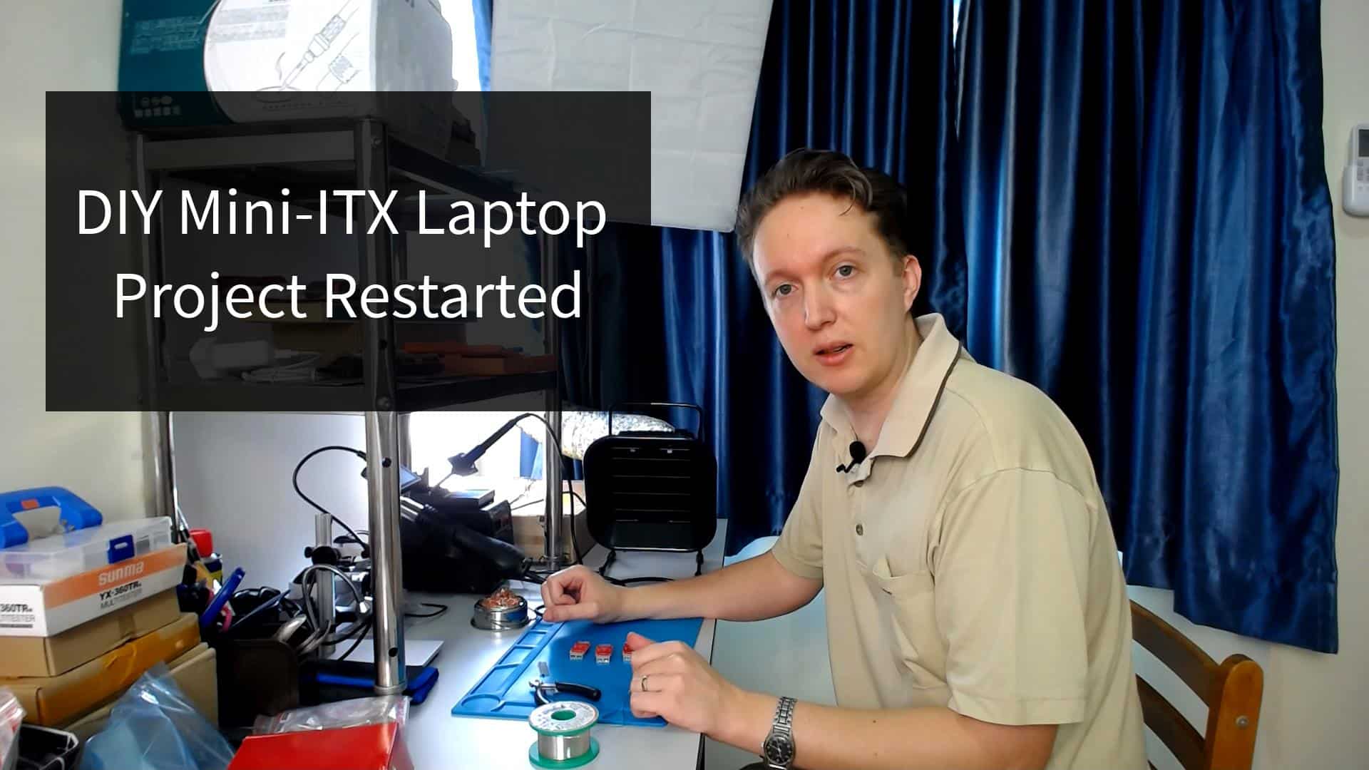 DIY Mini-ITX Laptop Project Restarted - Kea Sigma Delta